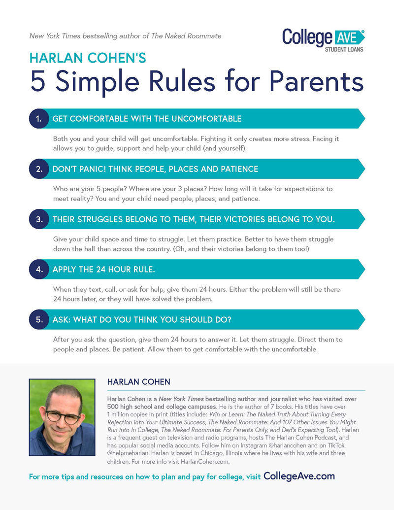 5 Simple Rules for Parents and Supporters (Road2College) - Harlan Cohen